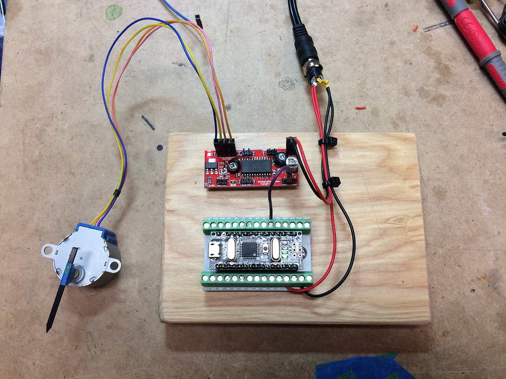 Using a cheap stepper for a slow RPM motor - Projects - VHS Talk ...